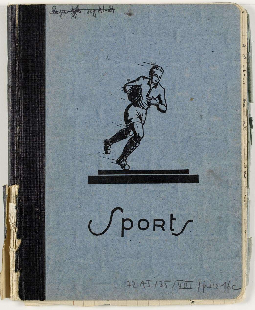 Cahier manuscrit contenant la biographie de Léon Faye d’août 1914 à ...