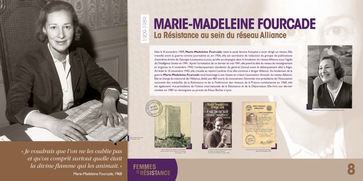 Femmes et résistance – En mémoire du réseau Alliance